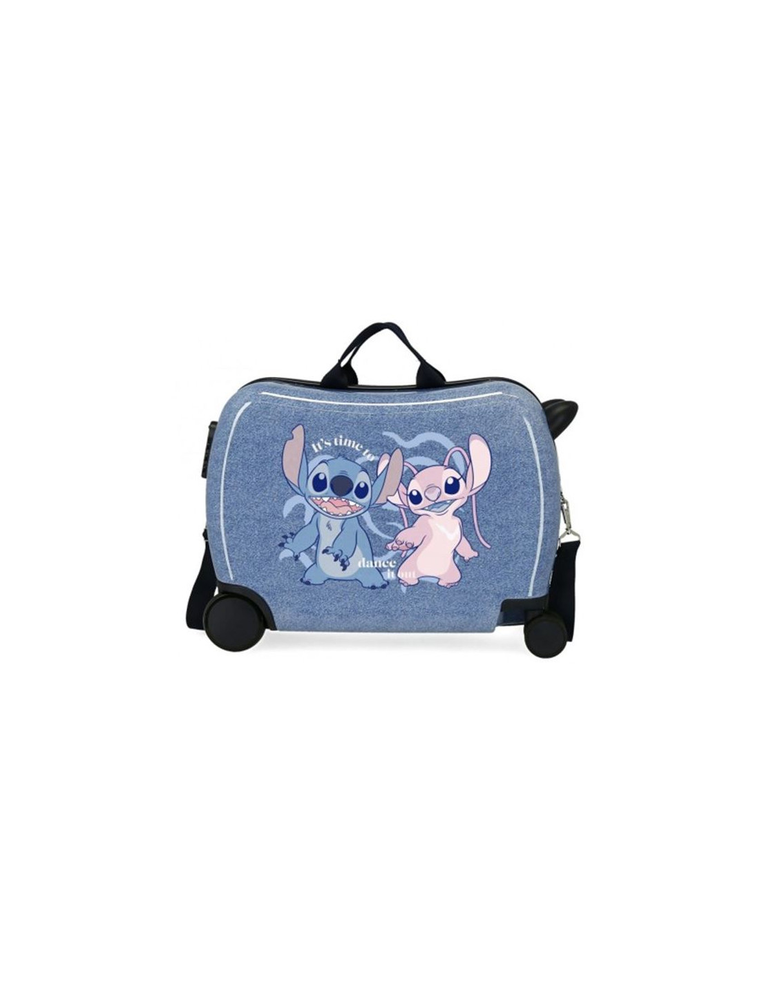 Mala Infantil Disney Abs Rolling 4W.(2 Multid.) Stitch Dace It Out ...