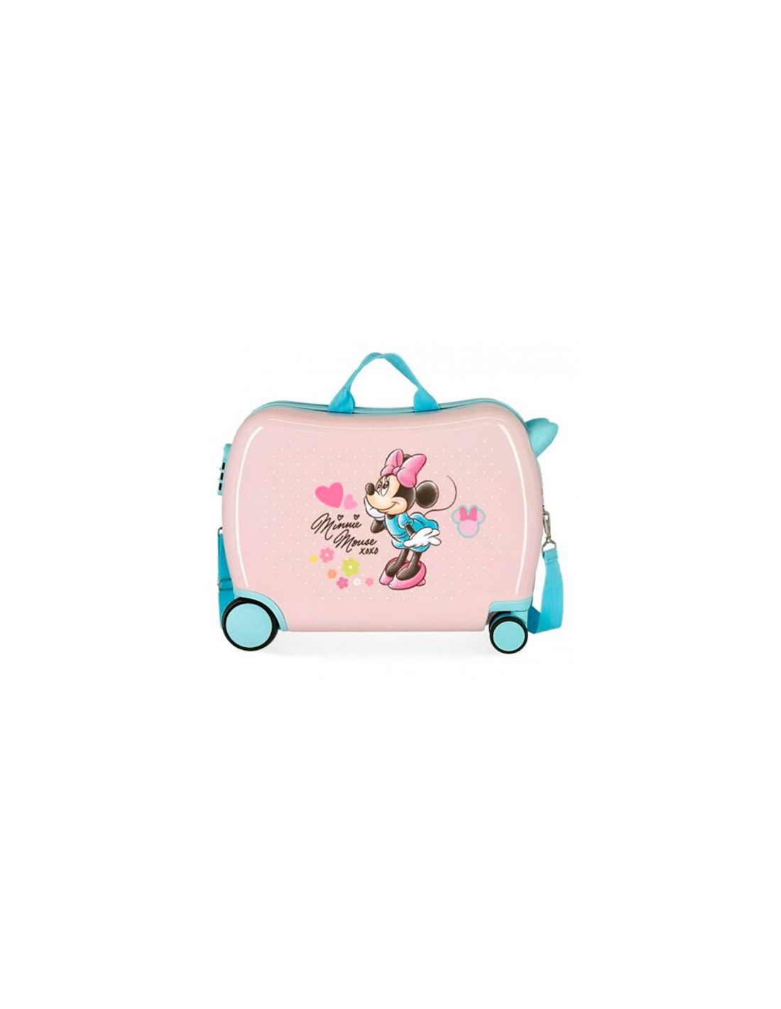 Maleta Infantil Disney Abs Rolling 4W. (2 Multi) Minnie Imagine Pink Rosa