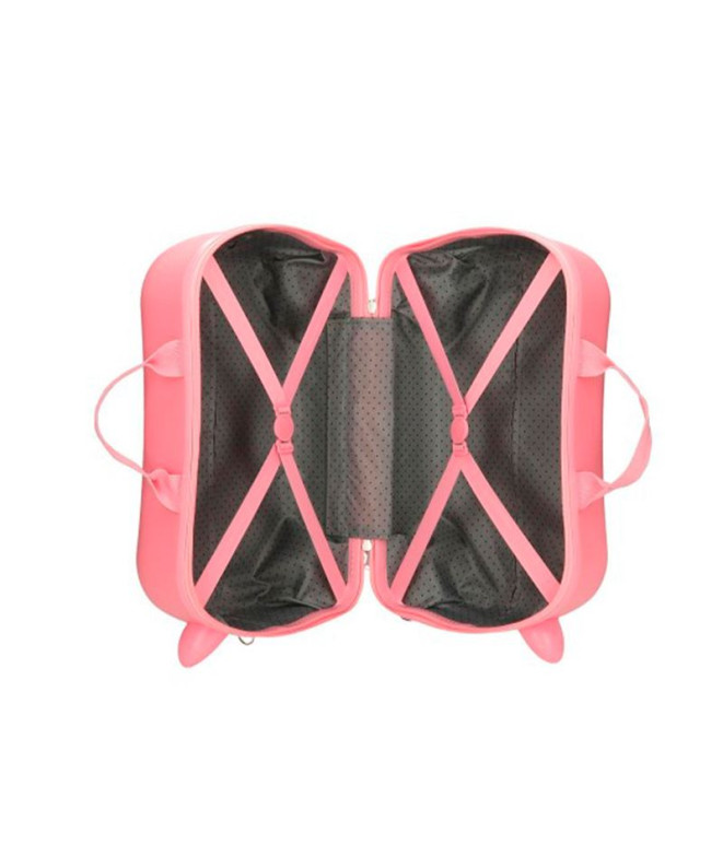 Maleta Infantil Disney Abs Rolling 4W.(2 Multi.) 45Cm. Minnie Coquette Rosa