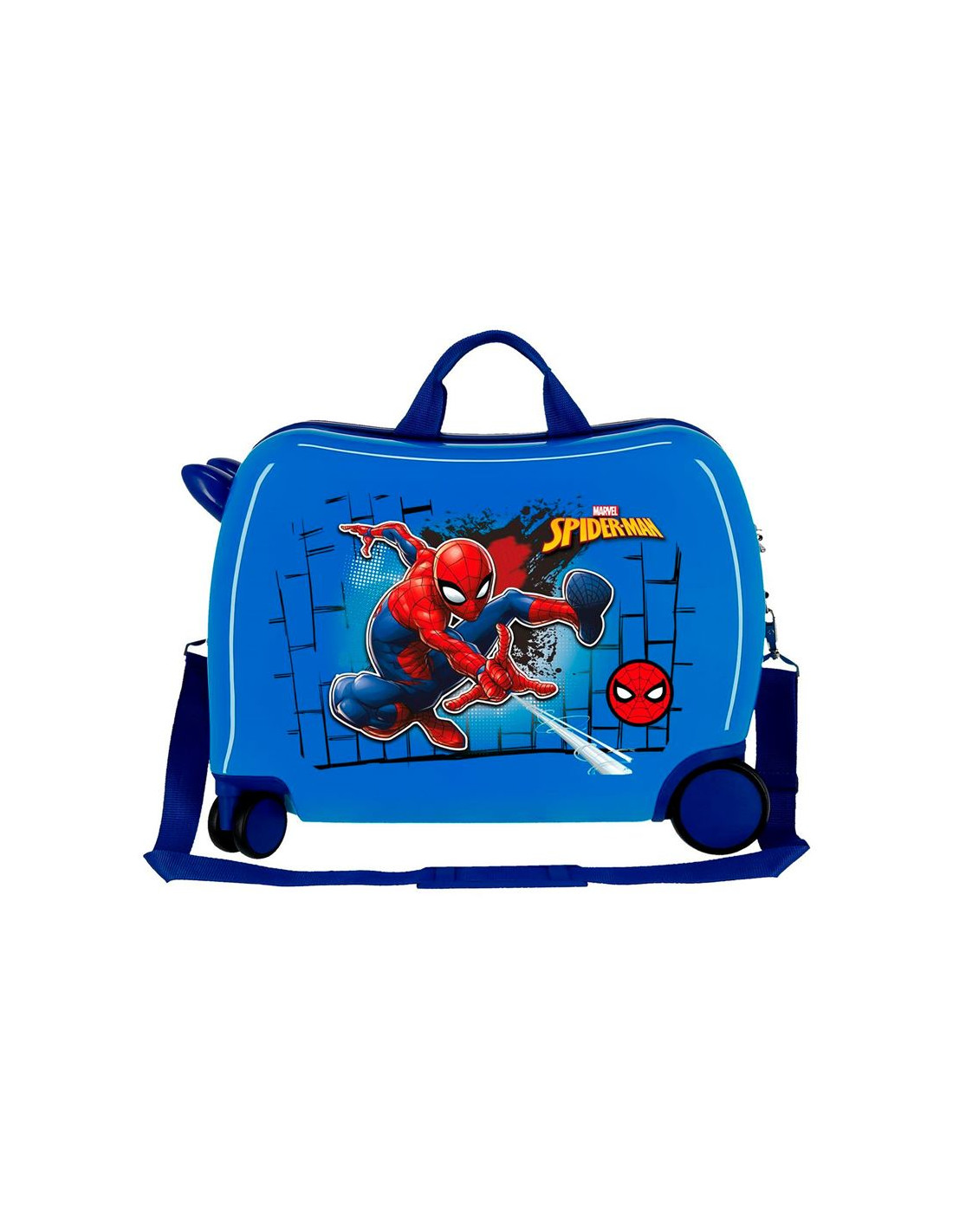 Mala Marvel Inf.Abs 4R.Homem-Aranha Vermelho Azul Azul