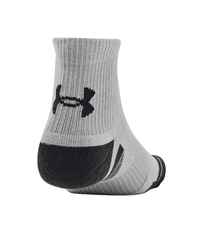 Calcetines de Fitness Under Armour Performance Tech 3Pk Qtr Gris ...
