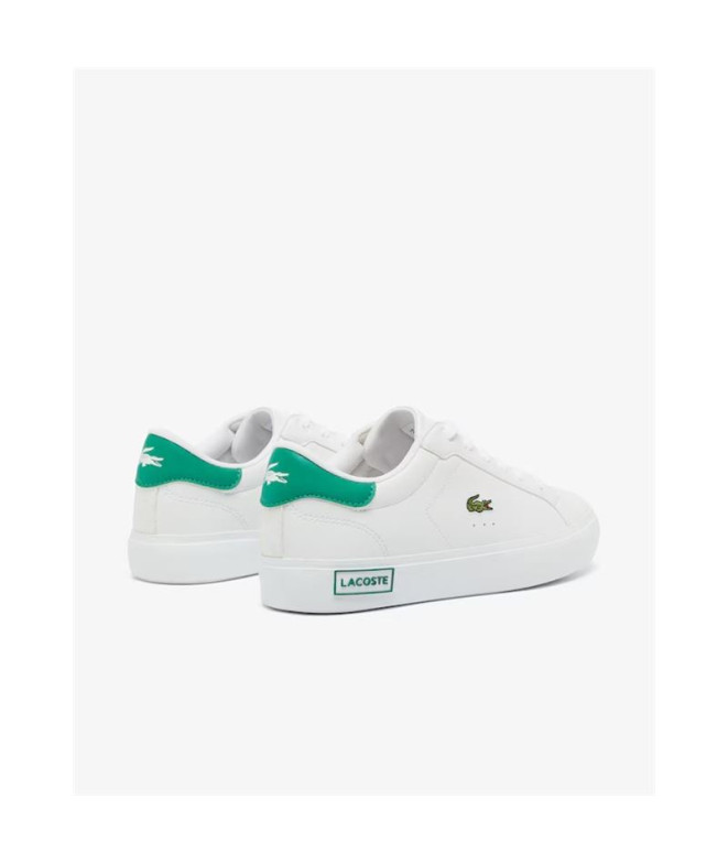 Zapatillas Lacoste Powercourt 224 1 Suj Infantil Blanco/Verde ...