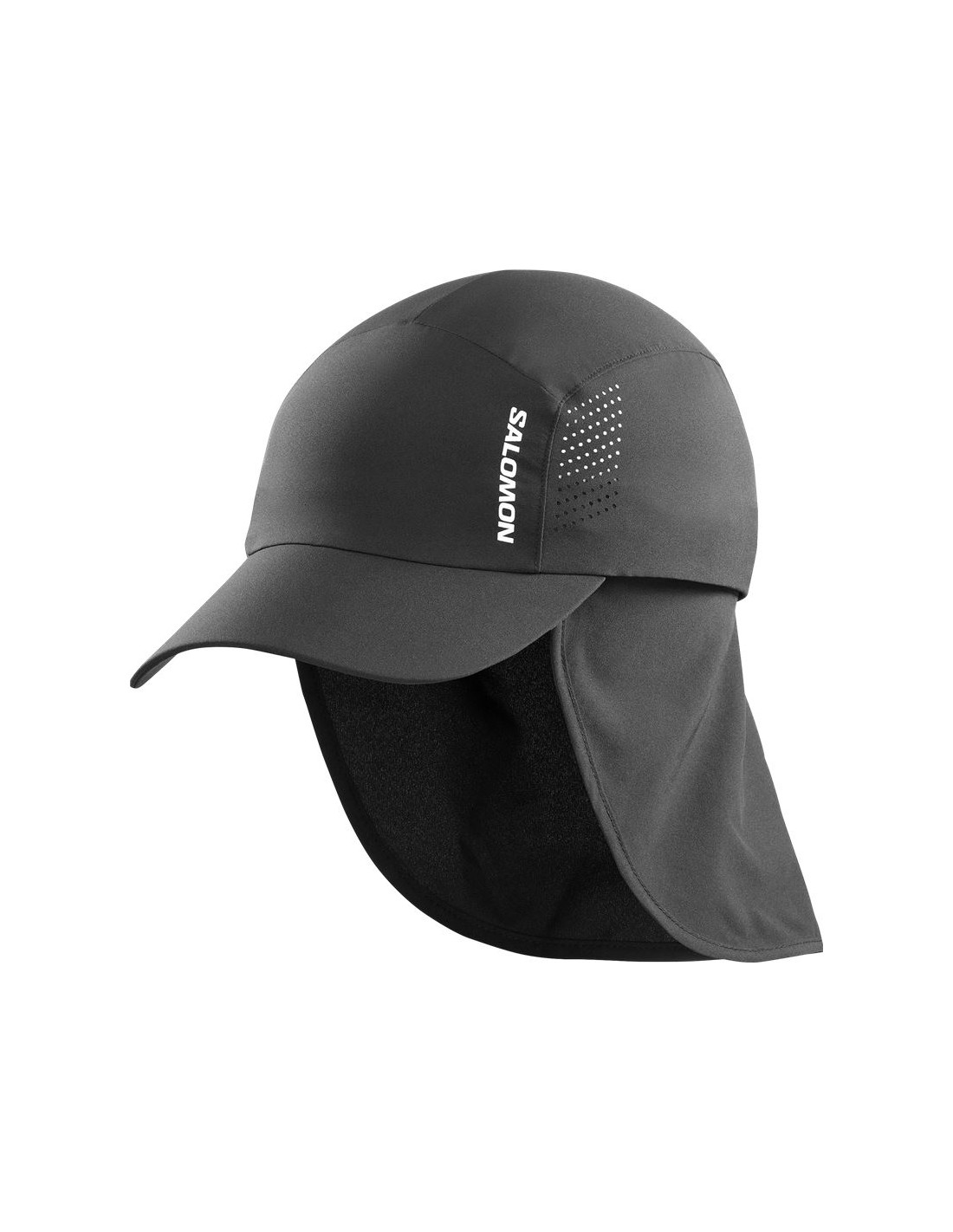 Gorra de Running Salomon Cross+ Deep Negro | Atmósfera Sport
