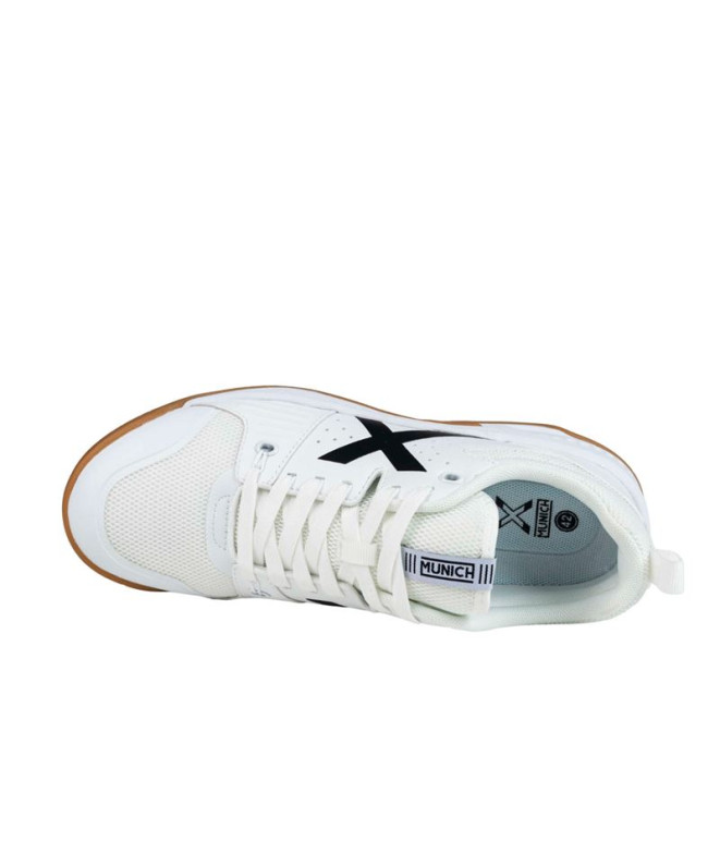 Zapatillas de Balonmano Munich Pista 01 Blanco | Atmósfera Sport