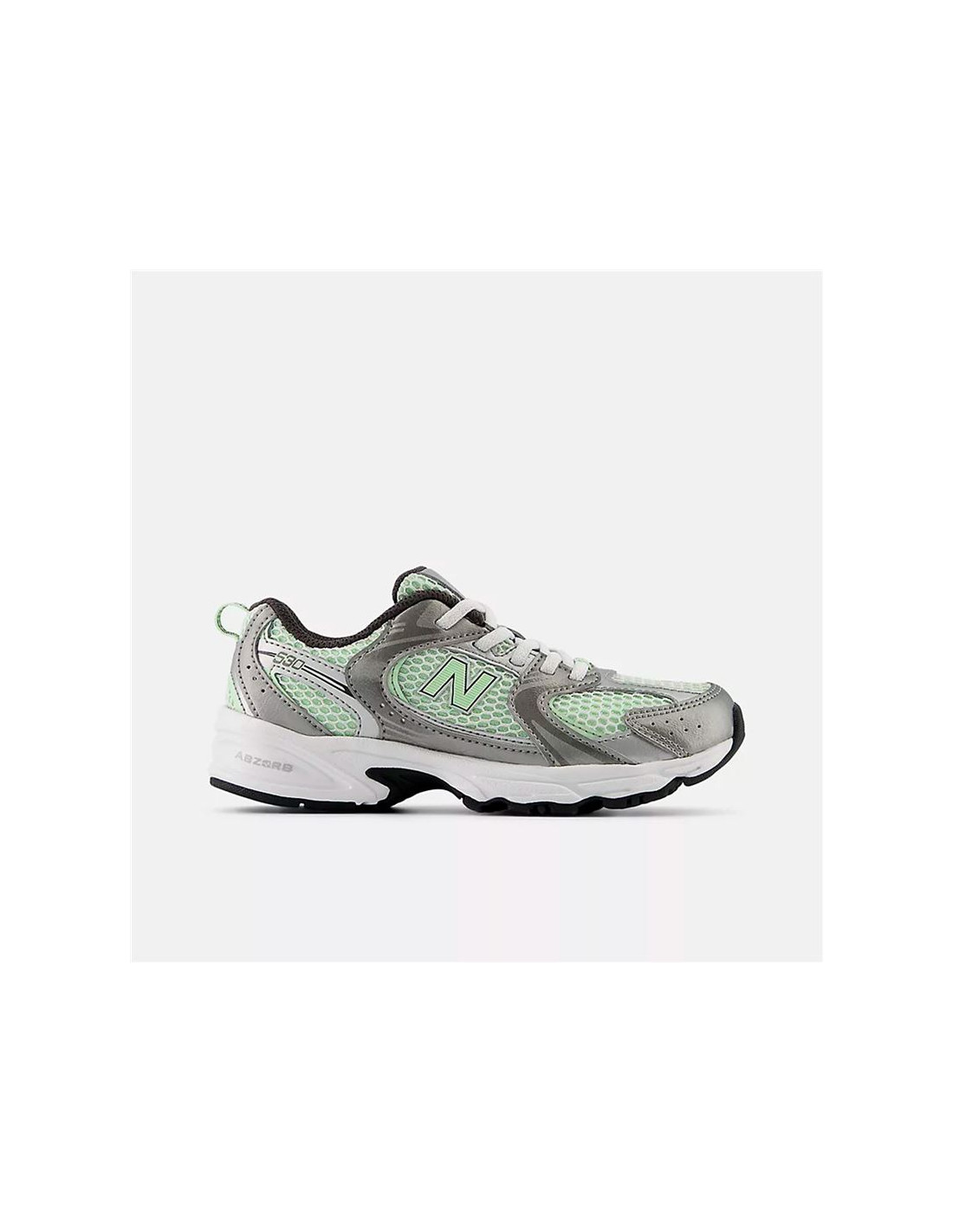 Zapatillas New Balance 530 Bungee Infantil Dark Silver Metallic