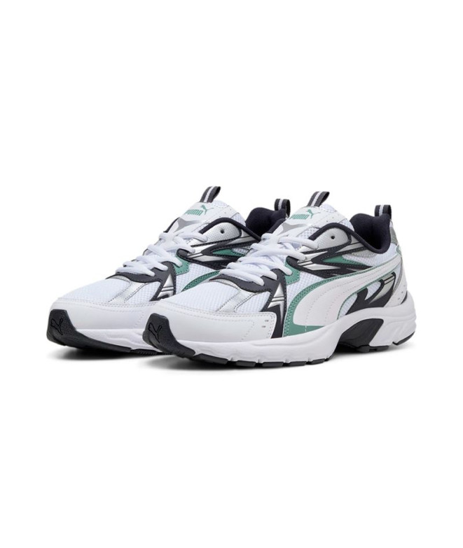 Zapatillas Puma Milenio Tech Hombre Blanco/Verde Luna | Atmósfera Sport