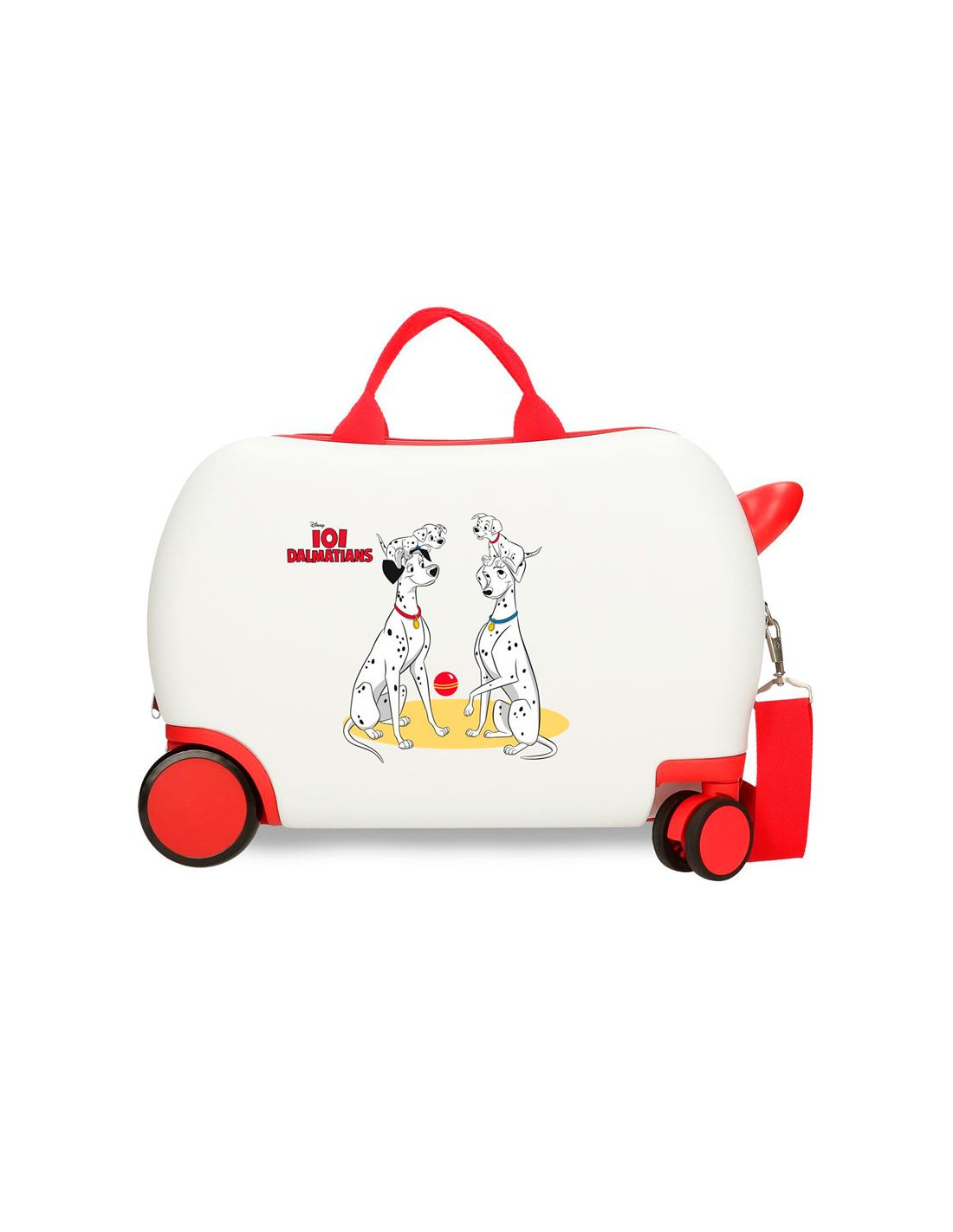 Maleta Infantil Disney 4W (2 Multi ) 45Cm 101 dalmatas Family Blanco