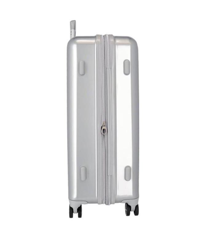 Maleta Disney Abs 70Cm 4W Disney 100 - Joyful Mickey Gris | Atmósfera Sport