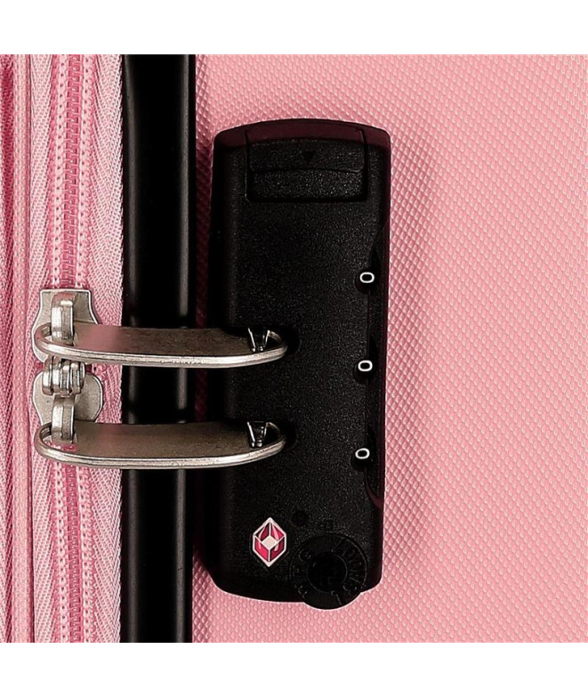 Trolley Disney Abs Mala 68Cm.4W. Minnie e Mickey Paris Nude Rosa