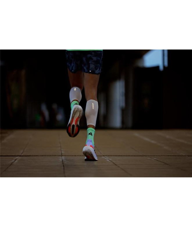 Pantorrilera adidas Aeroready Compression Calf Sleeves - Blanco ...