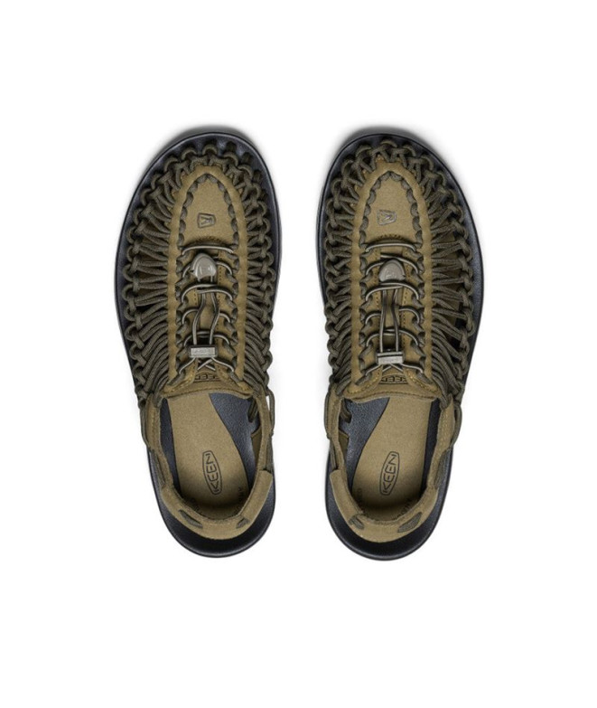 Sandalias Keen Uneek Hombre Verde Oscuro-Negro | Atmósfera Sport