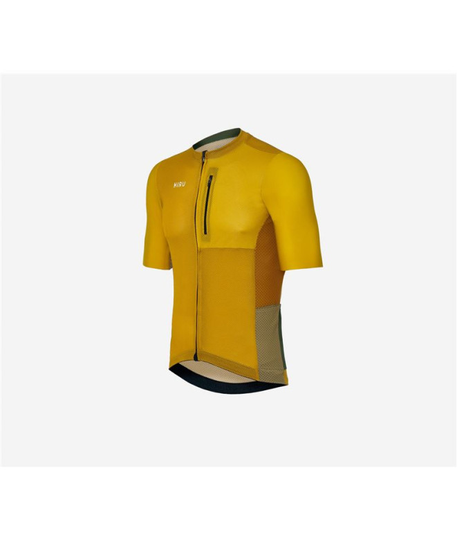 Maillot de Ciclismo Hyru Advanced Cargo Hombre Mostaza | Atmósfera Sport