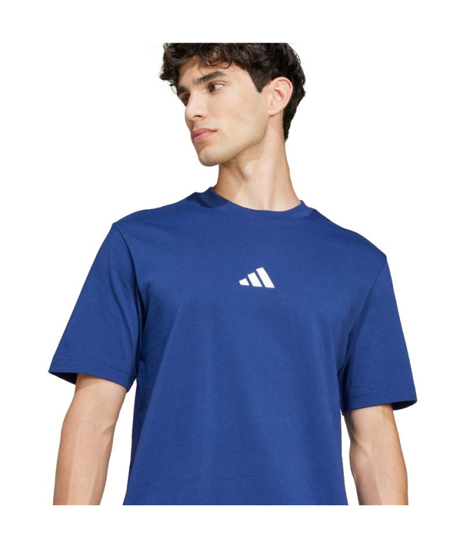 Camiseta adidas Sl Sj Hombre Azul Oscuro/Blanco | Atmósfera Sport