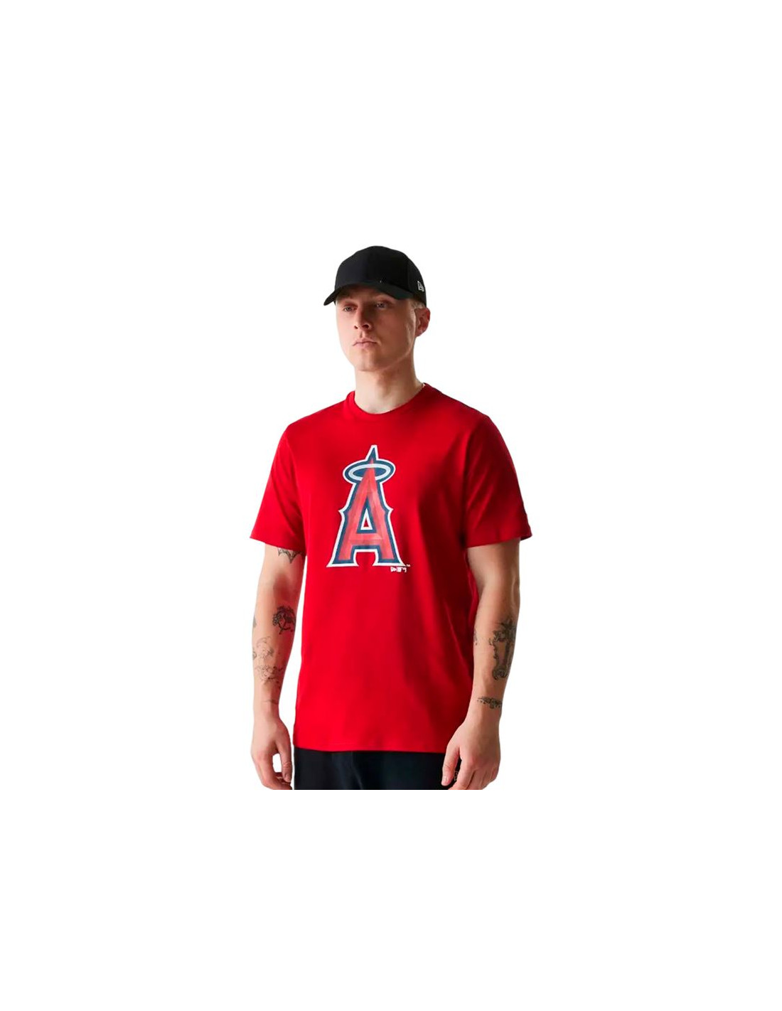 Camiseta New Era Nos Mlb Regular Anaang Sca Hombre Red