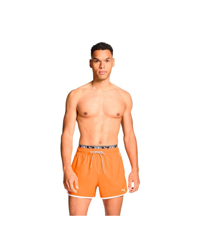Bañador Puma Swim Track Short Shorts 1P Hombre Naranja | Atmósfera Sport