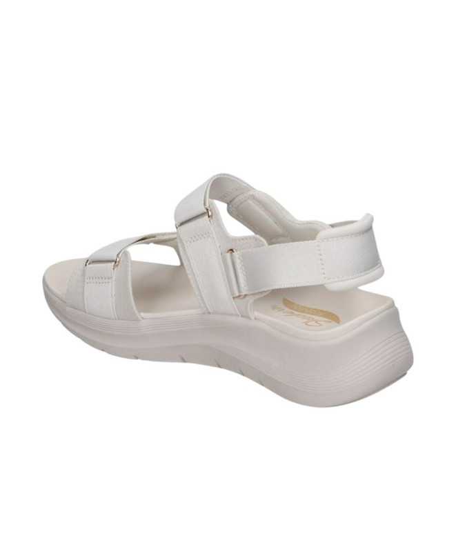 Sandalias Skechers Arch Fit 2,0 - Go-Ge Mujer Off Blanco Webbing ...