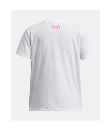 Camiseta Manga Corta Under Armour Big Logo Ss Niña Blanco | Atmósfera Sport
