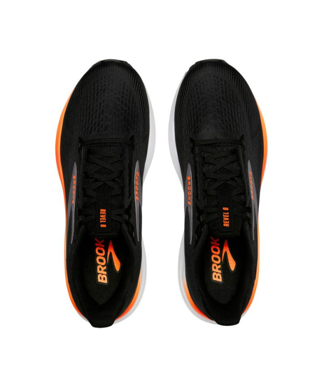 Zapatillas de Running Brooks Revel 8 Hombre Negro | Atmósfera Sport
