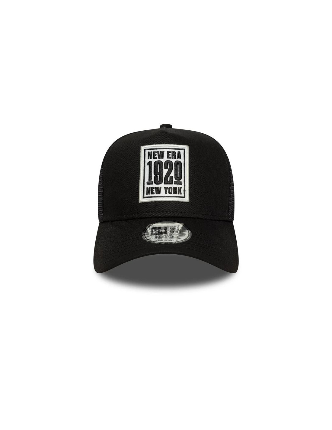 Gorra New Era ajustable New Era Essential Black 9FORTY A-Frame Negro ...