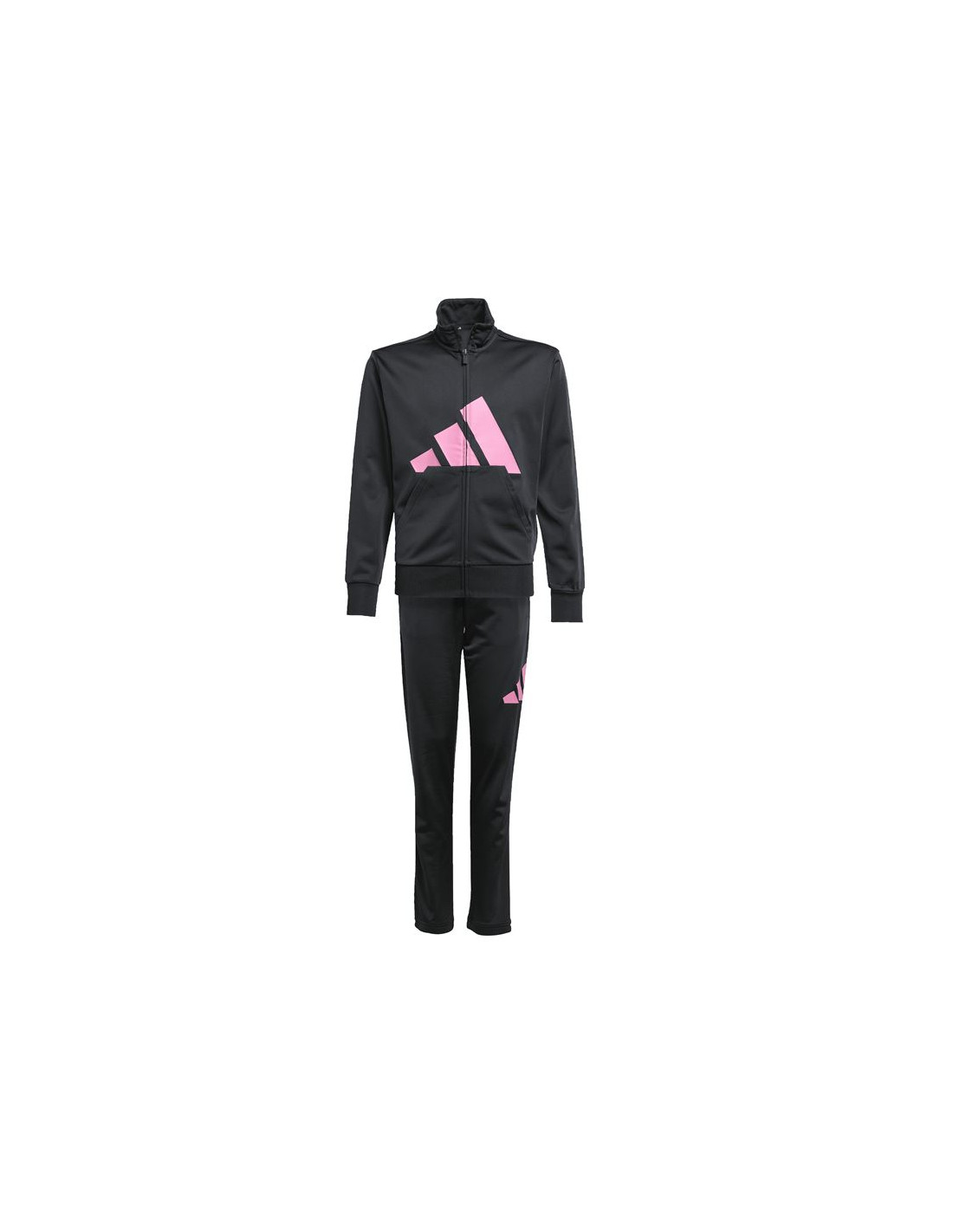 Chándal adidas Jg Bl Tr Ts 205 Niña Negro / Rosa | Atmósfera Sport