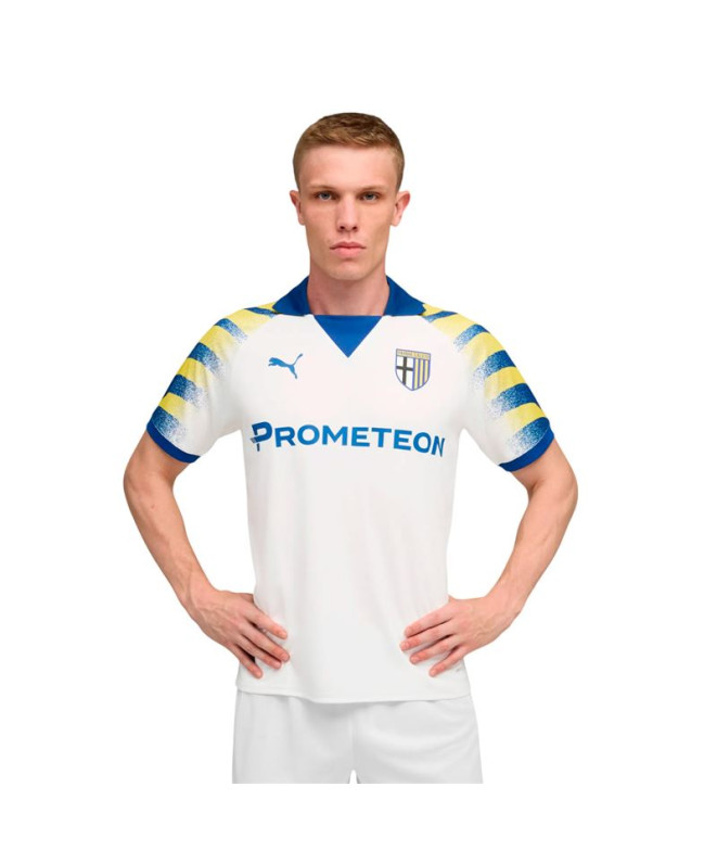 Camiseta de Fútbol Puma Parma Calcio 4Th Jer White Cly Hombre ...