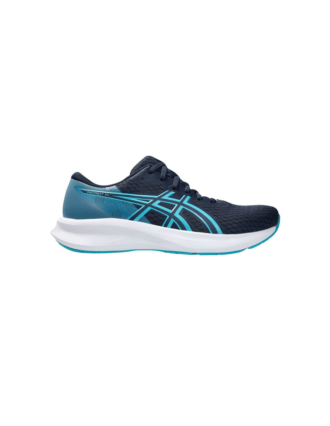 Zapatillas de Running ASICS Patriot 14 Hombre Azul Oscuro/Azul ...