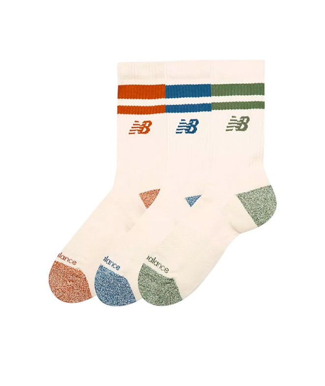 Calcetines New Balance Active Lifestyle Striped Crew 3 Pack | Atmósfera ...