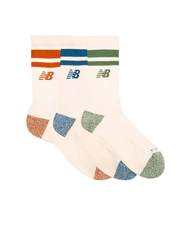 Calcetines New Balance Active Lifestyle Striped Crew 3 Pack | Atmósfera ...
