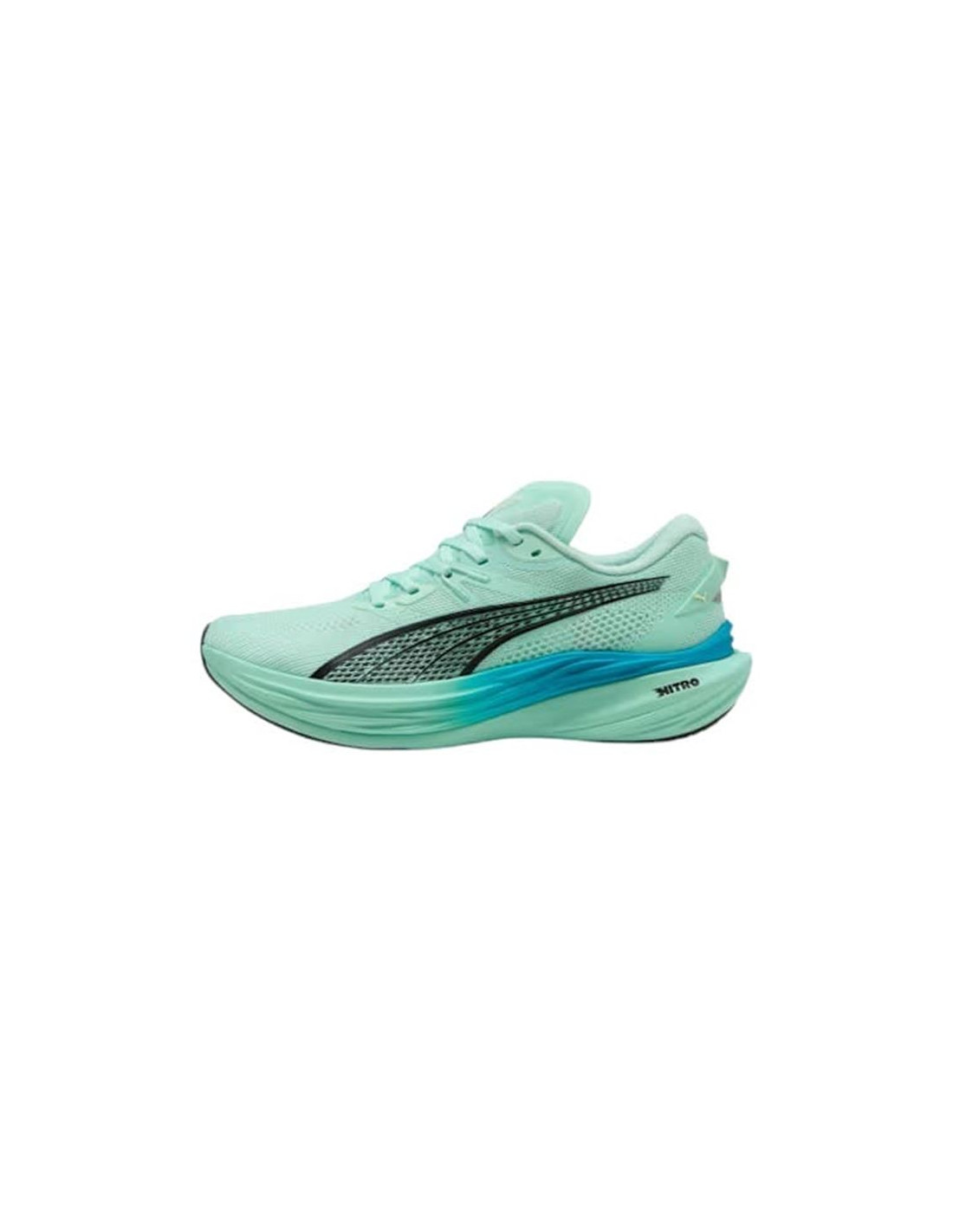 Chaussures de Running Puma Deviate Nitro 3, Mint Melt-Speed Blue, H ...