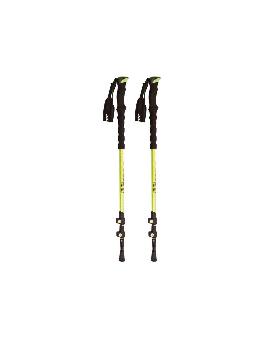 Bastón de Trail Joluvi Compact Block (Par) Amarillo Neon - Aguamarina ...