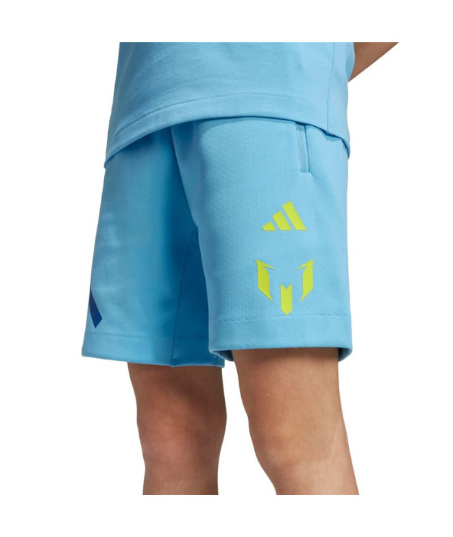 Pantalón de Fútbol adidas Messi Zne Sho Infantil Azul | Atmósfera Sport