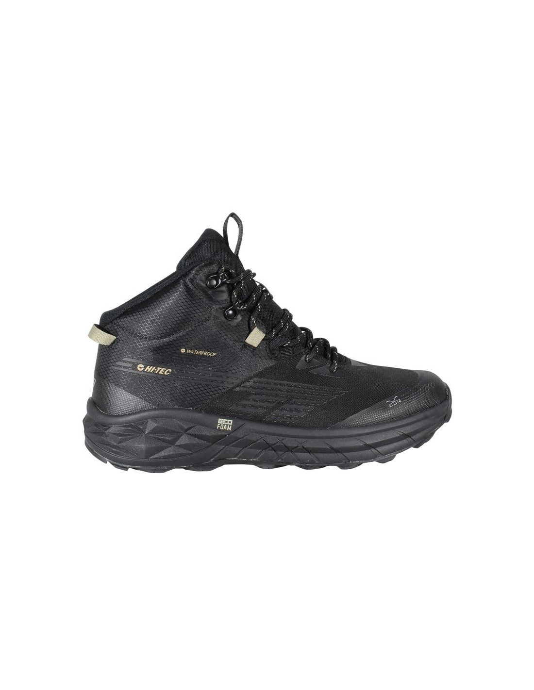 Botas de Montaña Hi-Tec Fuse Trail Mid Wp Hombre Negro | Atmósfera Sport