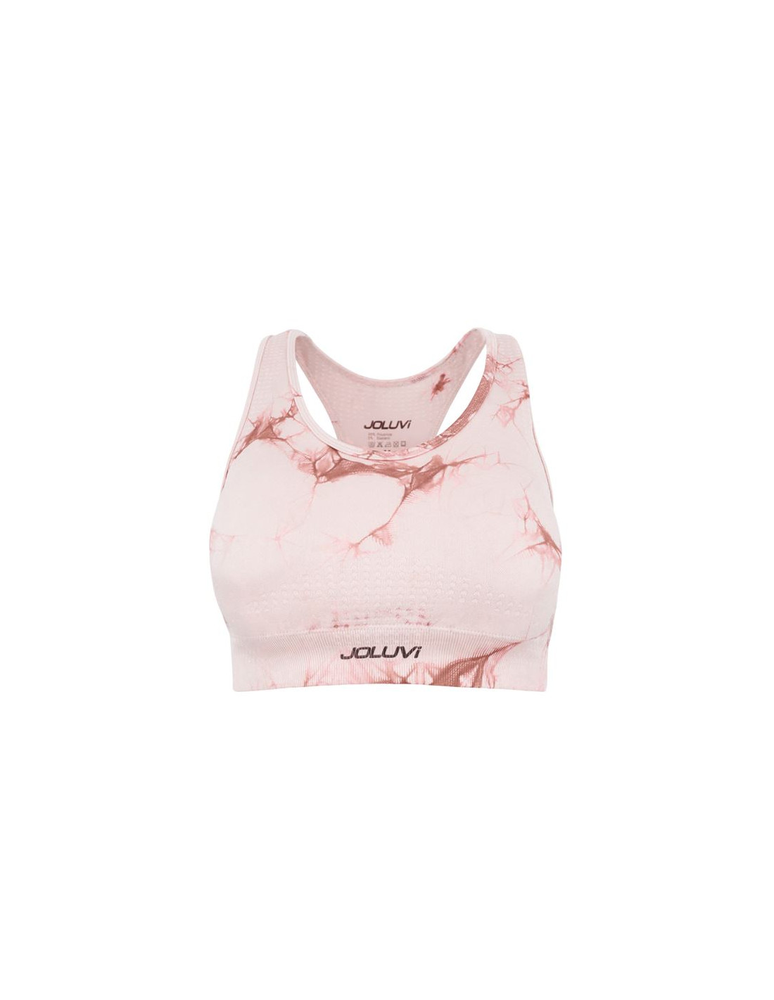 Top de Fitness Joluvi Tie Dye Mujer Rosa Palo - Rosa Palo Citrico ...