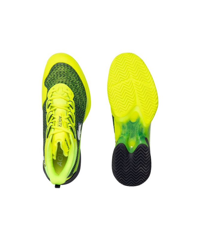 Zapatillas de Tenis Lacoste Medvedev AG-LT Ultra Hombre Amarillo/Azul ...
