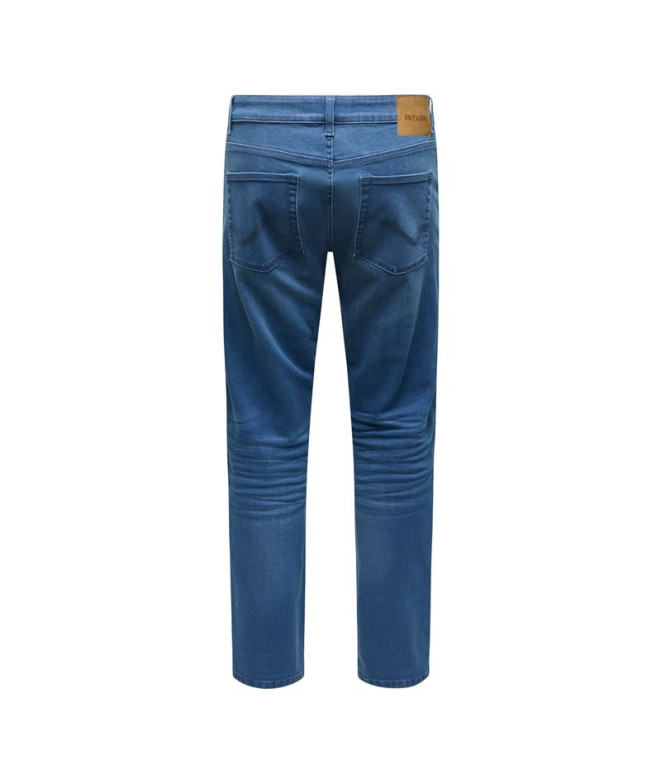 Calça Only & Sons Onsweft Jax Mb Coat 9609 Cro Dnm Noos Homem Azul ...