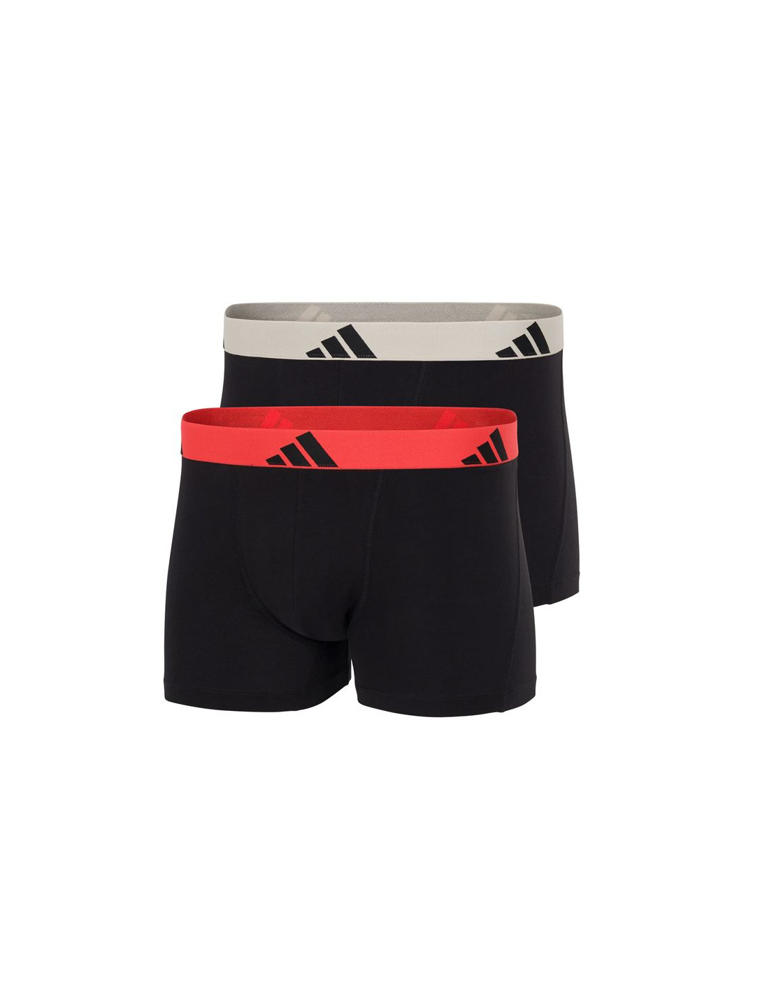 Slip adidas 2P Active Flex Cotton Boxer Homme Argent/Rouge | Atmósfera ...