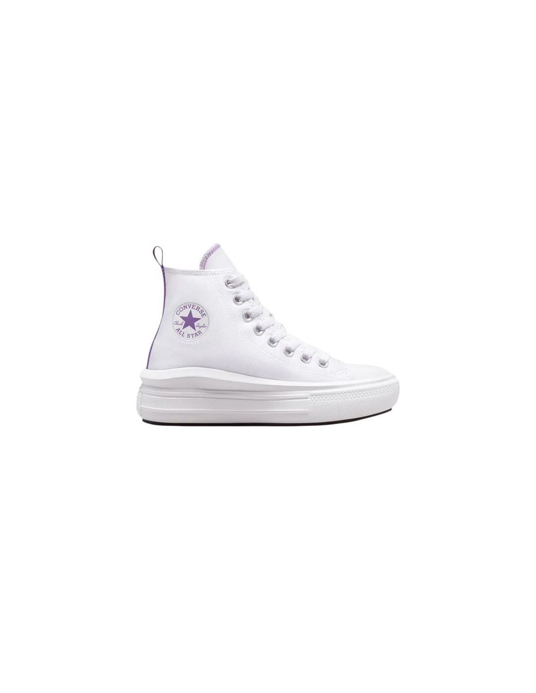 Botas Convese Chuck Taylor All Star Move Plataforma Blanco | Atmósfera ...
