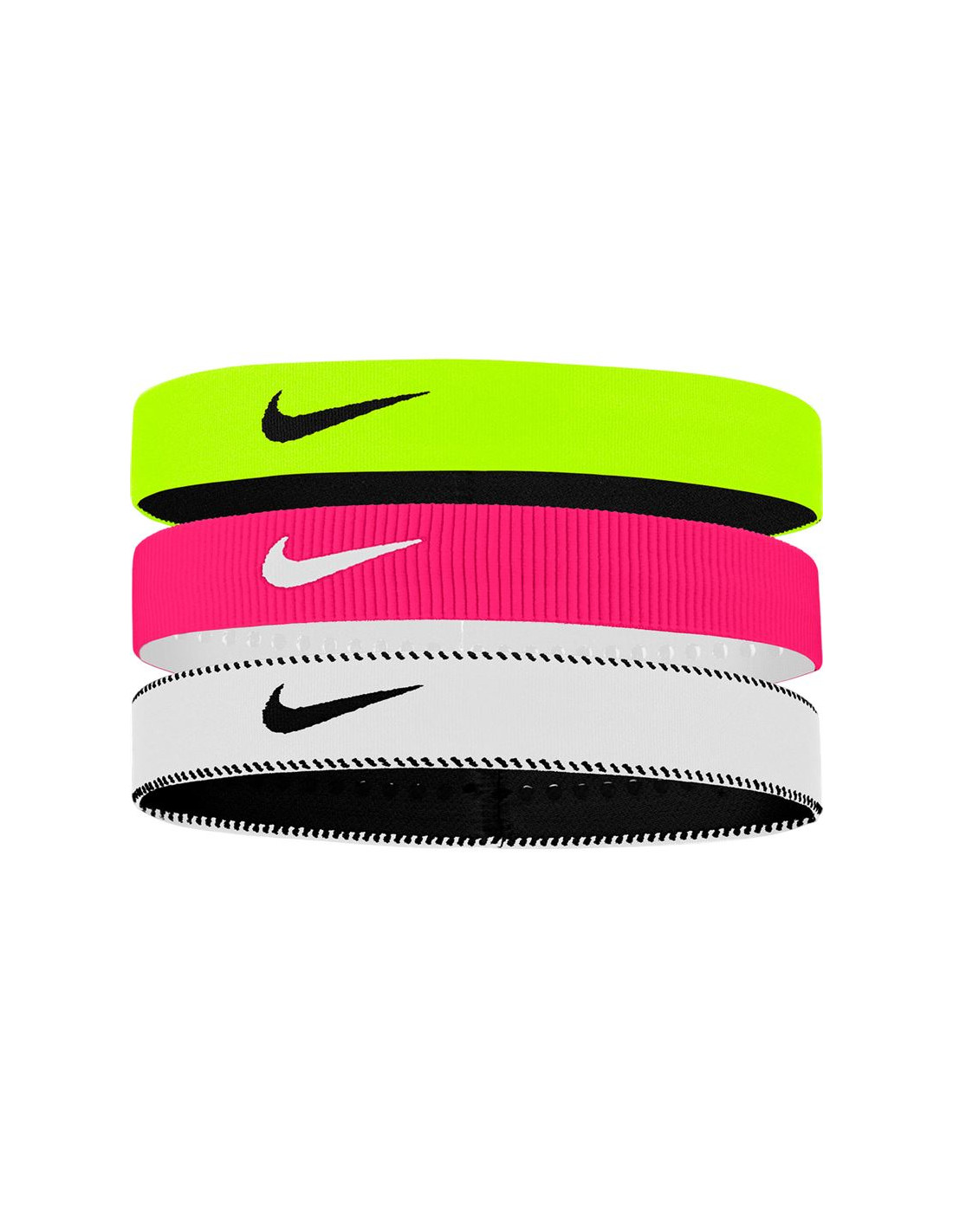 Cinta de Pelo Nike Flex Classic Wide Headbands 3Pk Multicolor ...