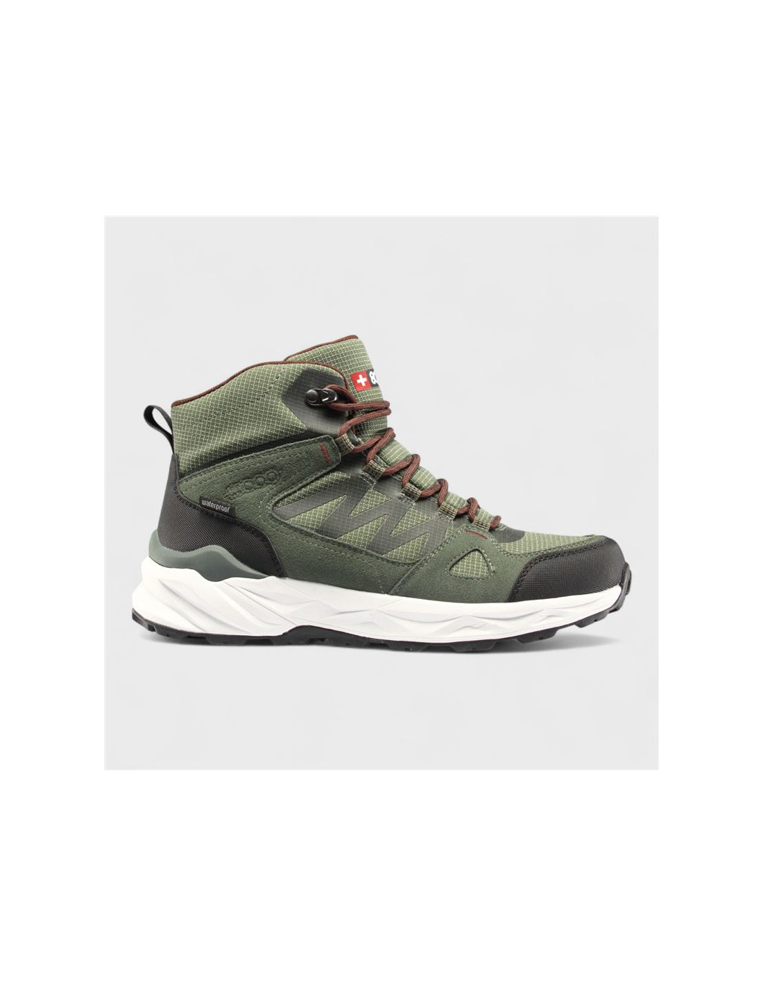 Botas de montanha + 8000 Trazem Homem Verde | Atmósfera Sport