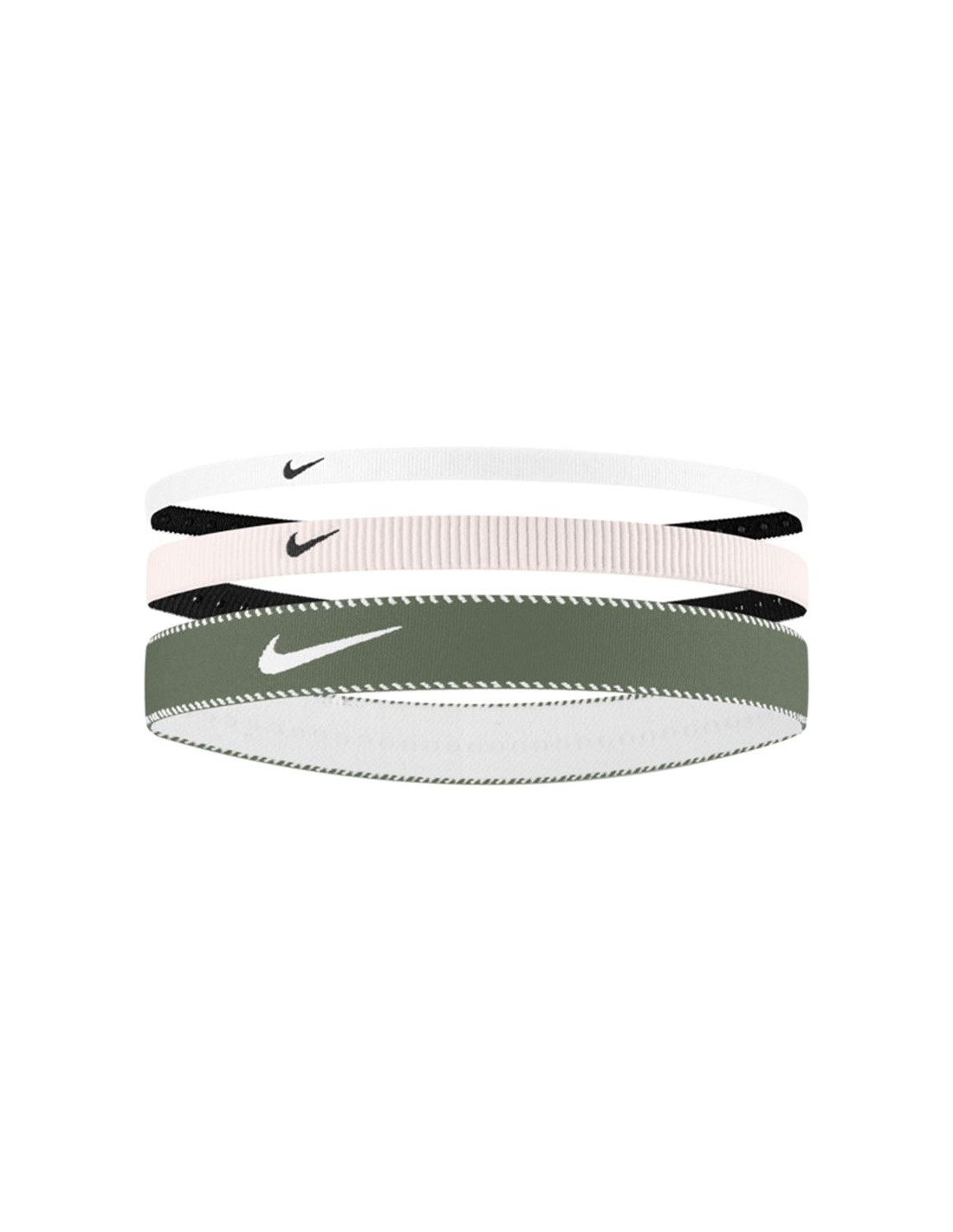 Cintas de Pelo Nike Flex Classic Mixed Width Headbands 3Pk Gris ...