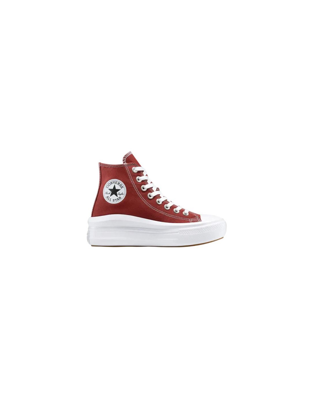 Botas Converse Chuck Taylor All Star Move Platform High Top Mujer Rojo ...