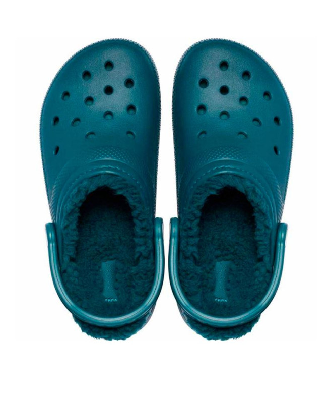 Zuecos Crocs Classic Lined Clog Unisex Verde | Atmósfera Sport