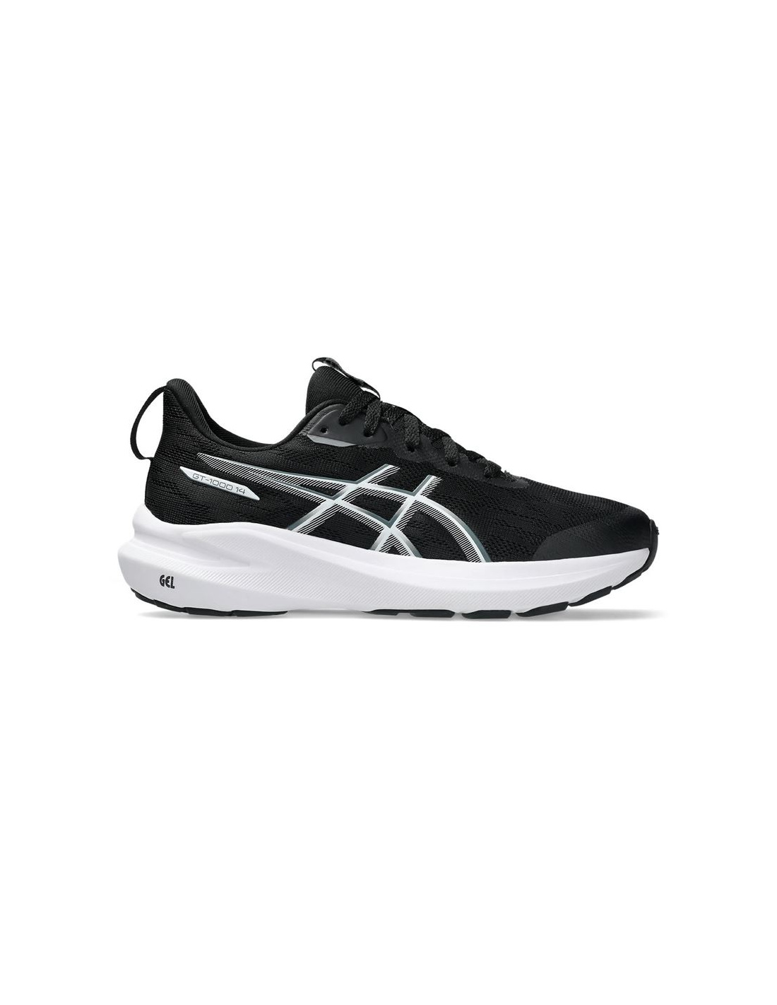Zapatillas de Running ASICS GT-1000 14 Gs Infantil Negro/Gris ...