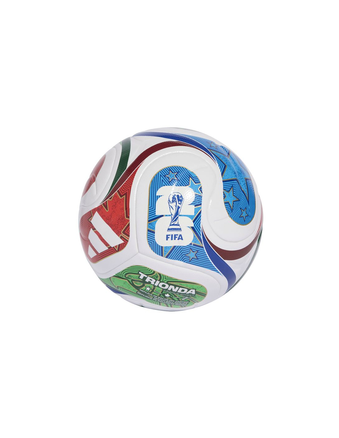 Balón de Fútbol adidas Wc Lge J290 Infantil Blanco/Azul/Azusol/Rojo ...