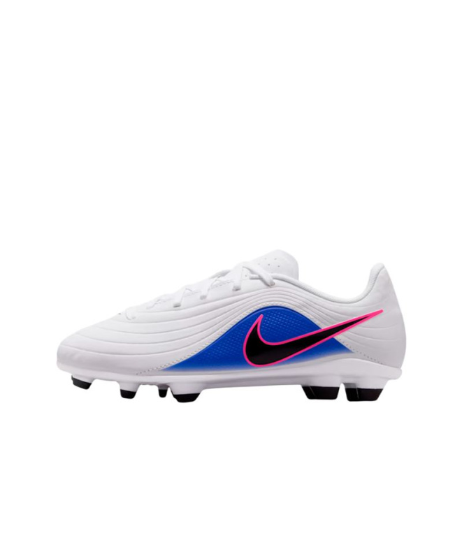 Botas de Fútbol Nike Tiempo Maestro Club Fg/Mg Infantil Blanco/Azul ...
