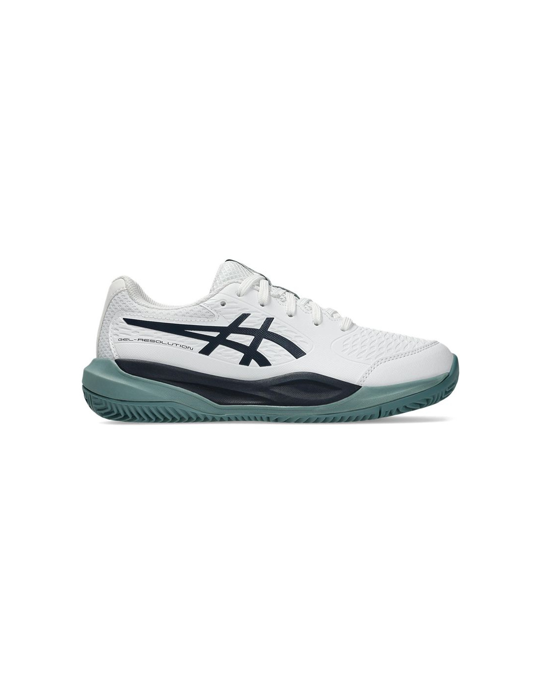 Zapatillas de Tenis Asics Gel-Resolution X Gs Clay Infantil Blanco ...