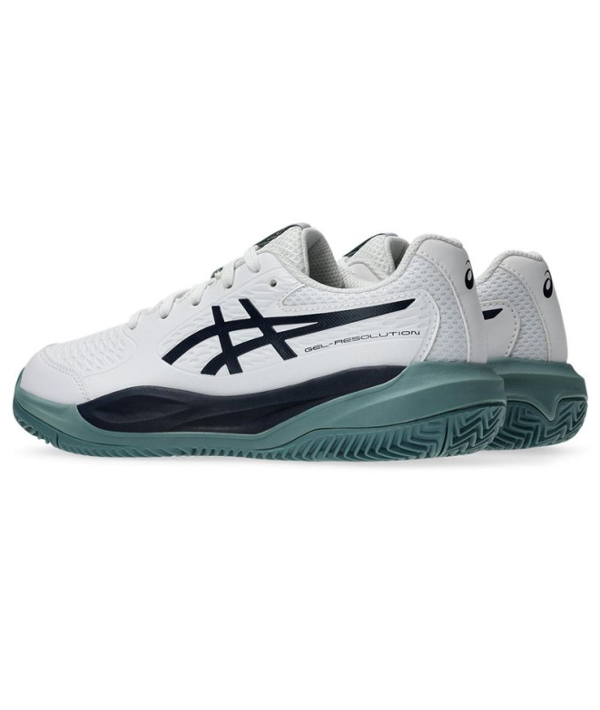 Zapatillas de Tenis Asics Gel-Resolution X Gs Clay Infantil Blanco ...