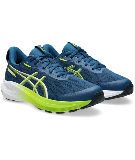 Zapatillas de Running Asics Gt-1000 14 Gs Infantil Azul/Neon Lime ...