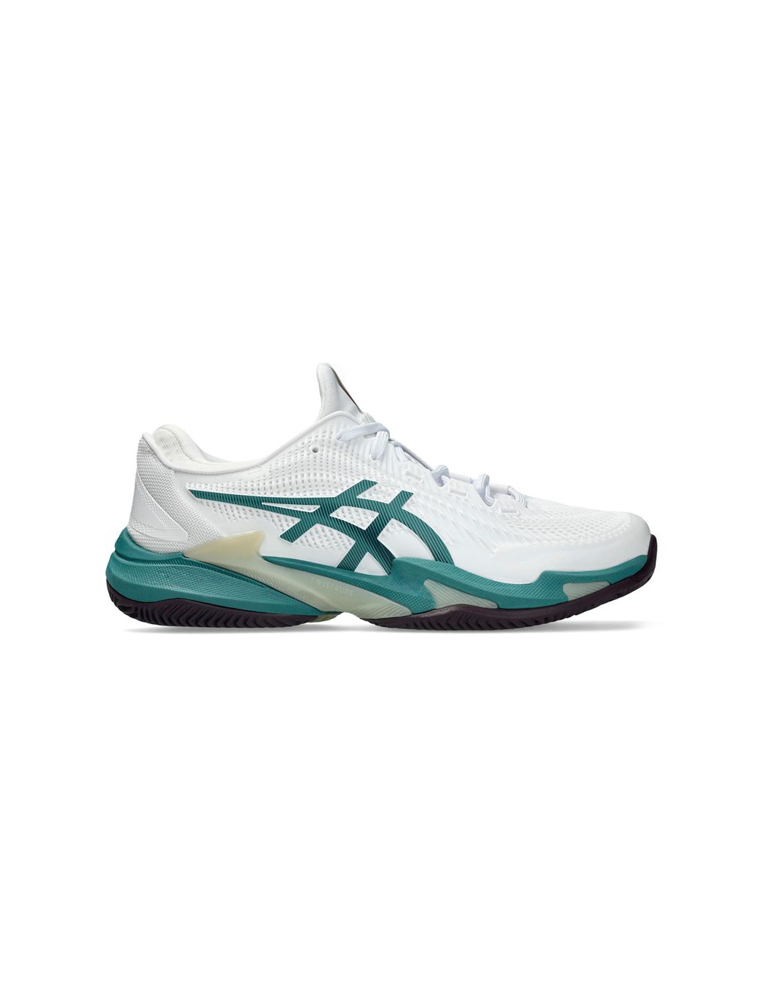 Zapatillas de Tenis Asics Court Ff 3 Clay Hombre Blanco/Foggy Teal ...
