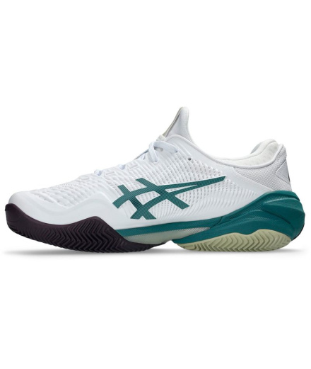 Zapatillas de Tenis Asics Court Ff 3 Clay Hombre Blanco/Foggy Teal ...
